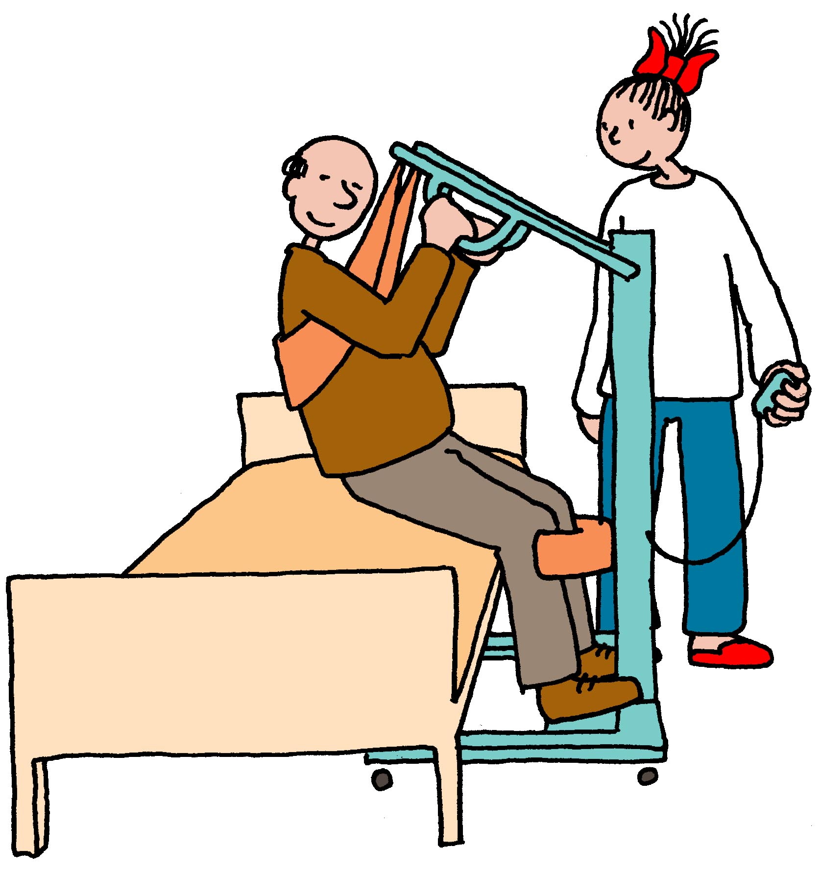 Zit bedrand - zit stoel - Werkhouding VVT